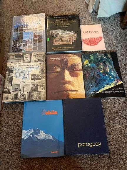 Set of Nine Books on Central and South American History, Art, and ...
