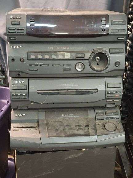 Sony HCD-G3300 Compact Disc Deck Receiver with JBL Subwoofer - Metzger ...