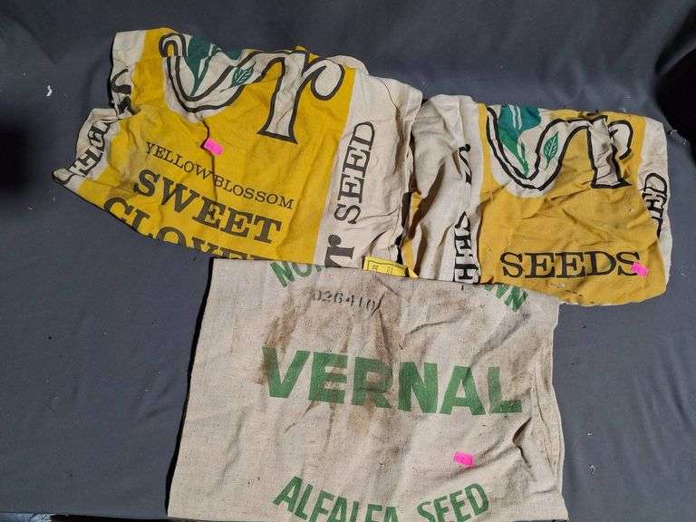 3 Agricultural Seed Bags inc. VR Seeds – Plymouth, IN & Northern Grown ...