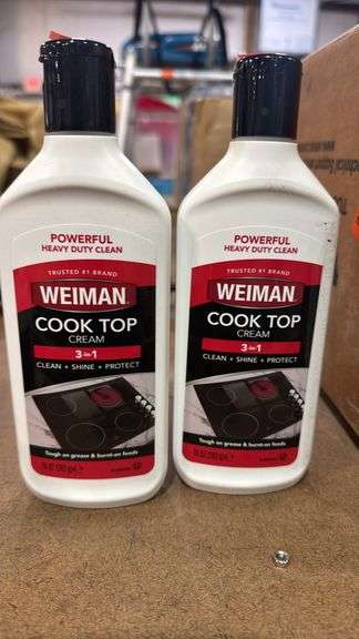 2- weiman cook top cream 10 oz each - Metzger Property Services, LLC