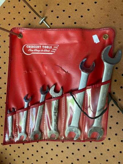 Crescent Tools Combination Wrench Set with Red Vinyl Pouch - Metzger ...