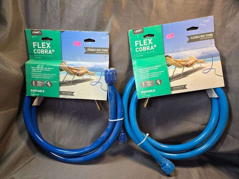 2 Orbit Flex Cobra Portable Flexible Mist Stands - Metzger Property ...