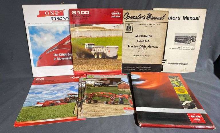 10 Agricultural Equipment Manuals and Brochures Collection Including ...