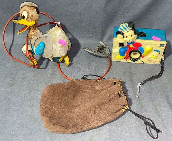 Disney Donald Duck Riding Toy and Mickey Mouse Toy Camera - Metzger ...