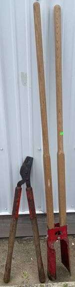 Post Hole Digger and Bolt Cutter - Metzger Property Services, LLC