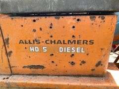 Allis Chalmers HD5 Diesel Crawler Loader - Metzger Property Services, LLC