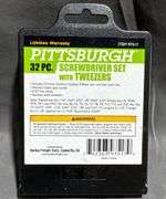 32-Piece Pittsburgh Pro Screwdriver Set with Tweezers - Metzger ...