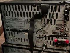 Aiwa Stereo Receiver with Dual Cassette Deck, CD Player, and Speaker System - Metzger Property ...