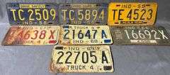 Indiana License Plates from 1956 to 1968 - Metzger Property Services, LLC