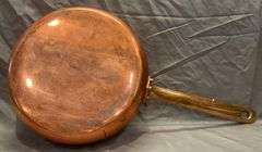 Copper and Stainless Steel Cookware Including Two Handled Pans and a ...