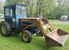 Ford 4000 Gas Tractor with Kelly Front-End Loader, 2967hrs - Metzger ...