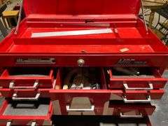 Mac Tools Red Metal Rolling Tool Chest with Multiple Drawers, 56”x18”x7 ...