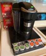 Keurig Single-Serve Coffee Maker with K-Cup Storage and Assorted Tea ...