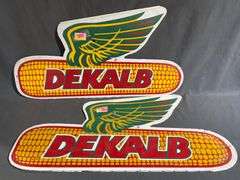 DeKalb Corn Seed Advertising Signs on Cardboard 24×12″ - Metzger ...