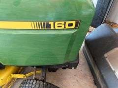 John Deere 160 Garden Tractor with Accessories and Manuals - Metzger ...