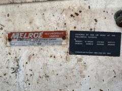 Melroe Bobcat 600 Skid-Steer Loader, Gas, With 61” Bucket and 37.5 ...