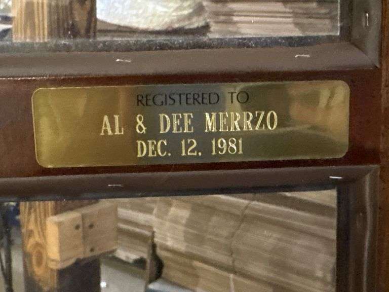 Howard Miller Grandfather Clock with Tempus Fugit Dial and Brass ...