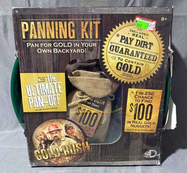 Gold Rush Panning Kit With Pay Dirt and Accessories - Metzger Property ...