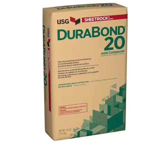 USG Sheetrock Brand 25 lb. Durabond 20 Setting-Type Joint Compound ...