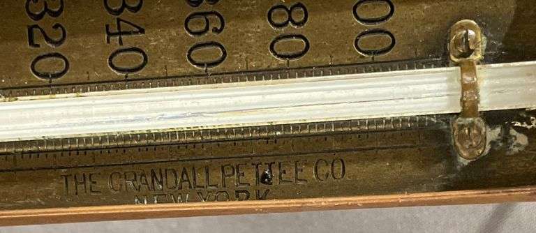 Brass Thermometer by The Crandallpettee Co, New York, 12-Inch - Metzger ...