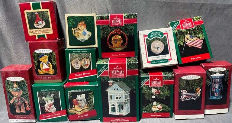 Hallmark Keepsake Ornament Boxes Featuring Various Themes - Metzger ...