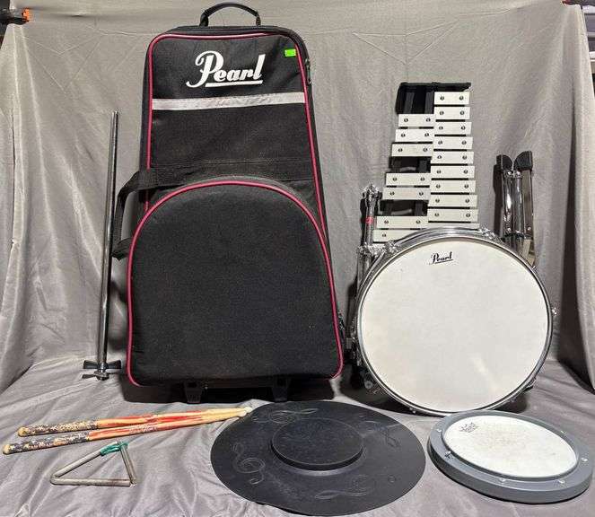 Pearl Percussion Kit With Snare Drum, Glockenspiel, Accessories, And ...