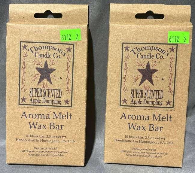 Two Thompson Candle Co. Aroma Melt Wax Bars, Apple Dumpling Scent ...
