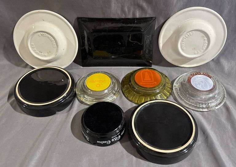 9 Glass and Ceramic Ashtrays Featuring Brand and Theme Designs ...