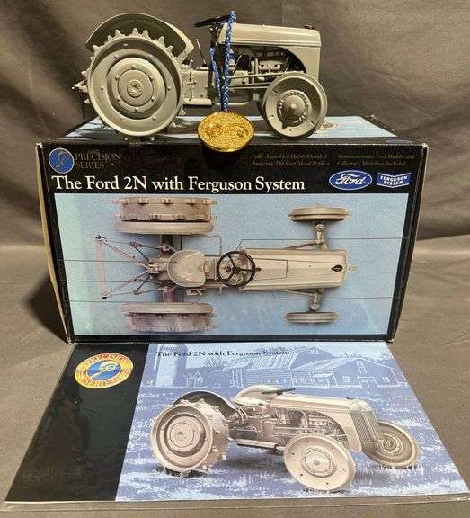Ford 2N Tractor Model with Ferguson System and Commemorative Medal ...