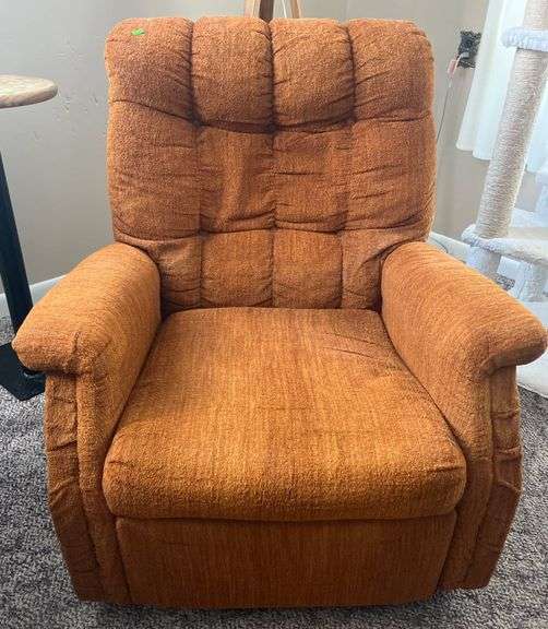 Lane Recliner Chair with Upholstered Seat and Back, 33×28 - Metzger ...