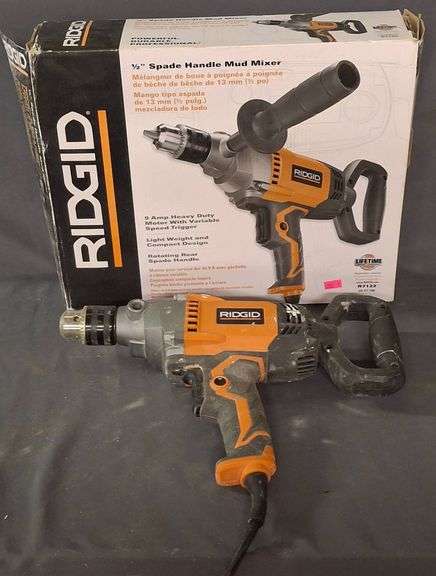 RIDGID R7122 1/2-Inch Spade Handle Mud Mixer - Metzger Property ...