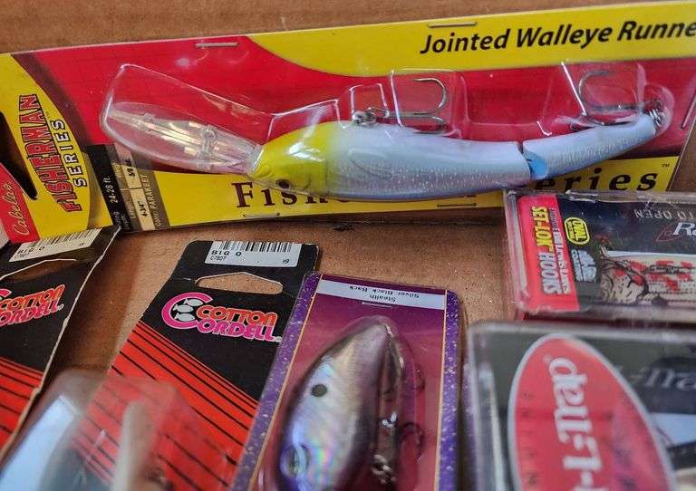 Fishing Lures Including Rat-L-Trap, Cotton Cordell, and Rapala ...