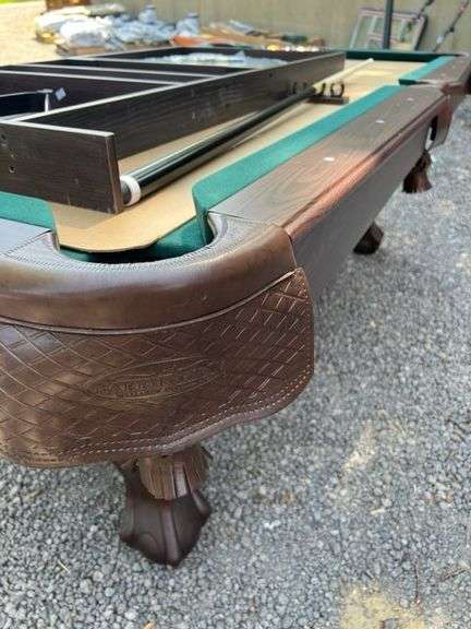 Barrington Billiards pool table set with wall rack and dart board 90 ...