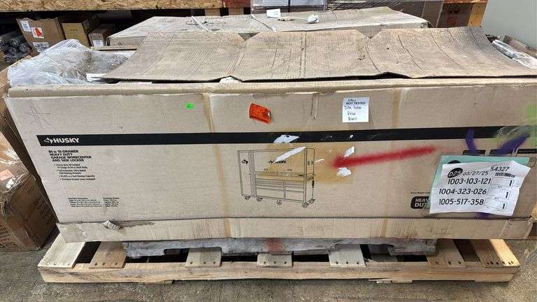 Husky Modular Tool Storage 24 in. W x 24 in. D Heavy Duty Matte Black ...