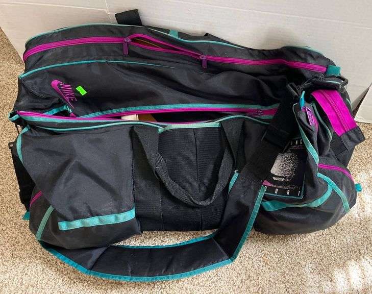 Nike Duffel Bag with Yonex Cyborg 2200 Tennis Rackets and Accessories ...