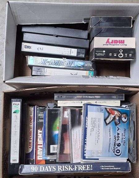 VHS Tapes and CDs Featuring Movies and Software - Metzger Property ...