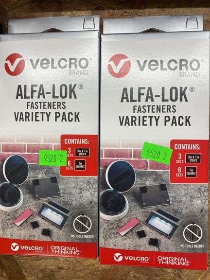 2 - Velcro Alfa-Lok Fasteners Variety Pack - Metzger Property Services, LLC
