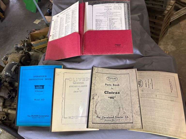 Manuals and Parts Books for Oliver Cletrac and Ford Models - Metzger ...