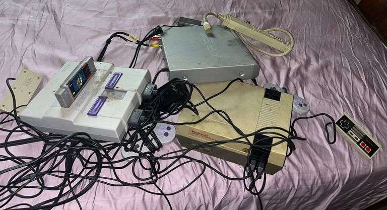 Nintendo Entertainment System and Super Nintendo Consoles with ...