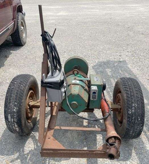 PTO Generator on Cart Trailer, Possibly 12,000 Watt, PTO Shaft & Cord ...