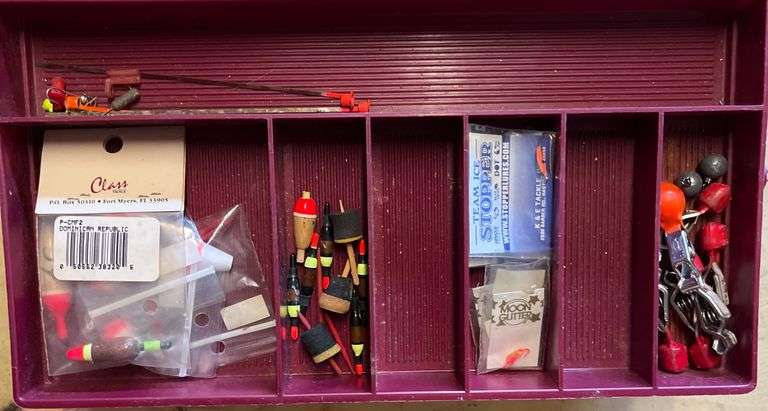 Plano Model 3200 Tackle Box with Assorted Fishing Accessories - Metzger ...