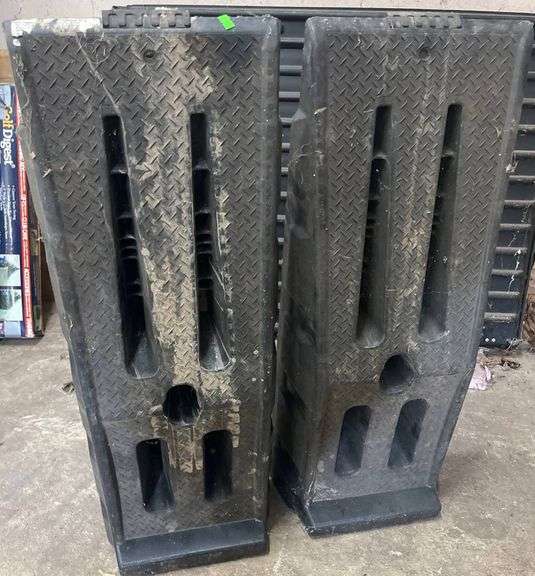 Two Blitz Power Ramp Automotive Service Ramps - Metzger Property ...