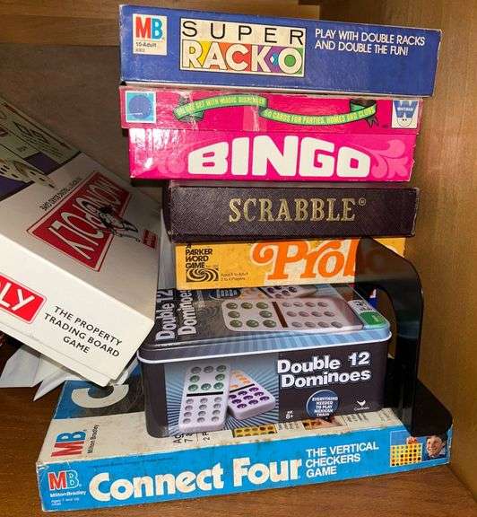 Classic Board Games from Various Brands and Editions Including ...