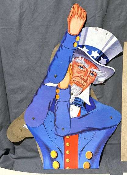 Artwork, Ephemera, and Prints Including 1941 Calendar and Uncle Sam ...