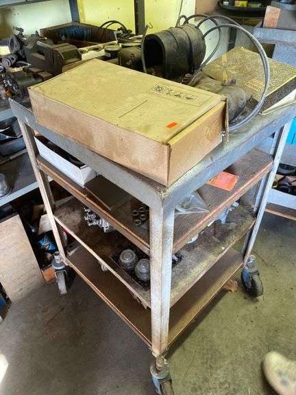 Parts Shelf Contents Including Gauges, Motors, and Miscellaneous ...