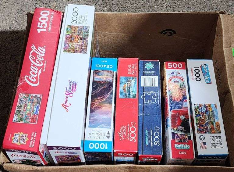 Eight Jigsaw Puzzles by Various Brands - Metzger Property Services, LLC