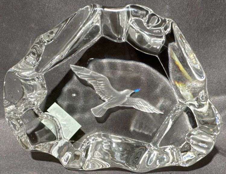 1976 Hallmark Little Gallery Full Lead Crystal Paperweight with Etched ...
