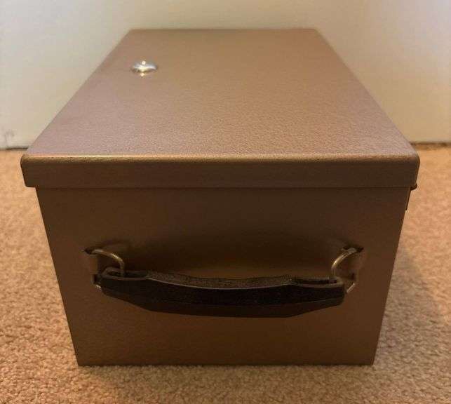Locking Metal File Box by Rockaway Metal Products Corp. (DOES NOT HAVE ...