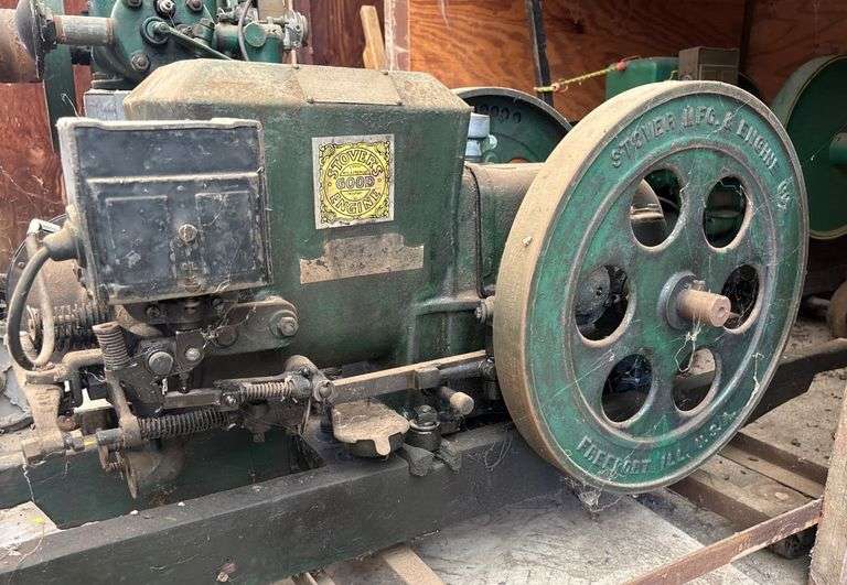 Stover Mfg. & Engine Co. Gas Engine, Freeport, IL - Metzger Property ...