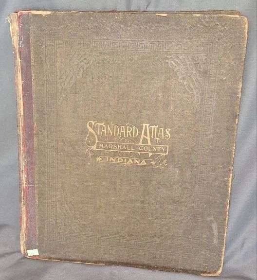 1922 Standard Atlas of Marshall County, Indiana by Geo. A. Ogle & Co ...